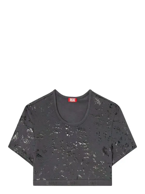 DIESEL® Cropped T-shirt - Grey
