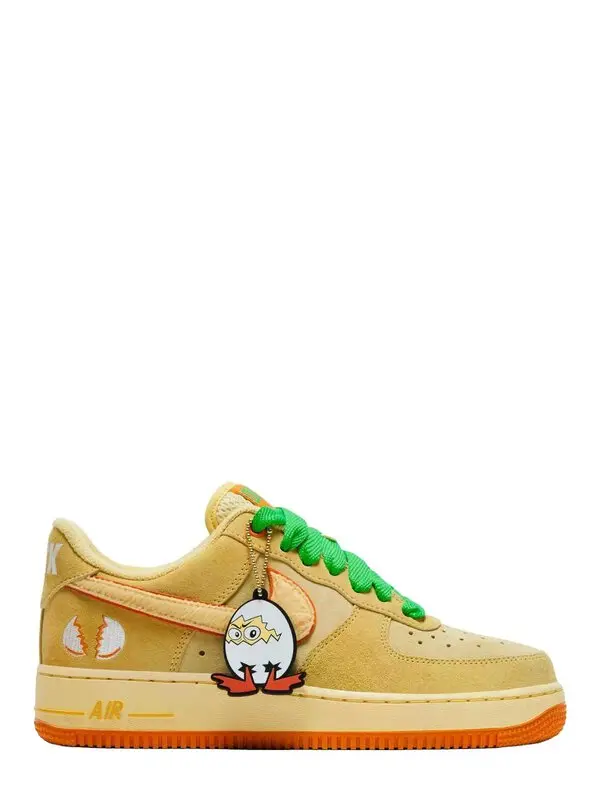Nike X Goat Division Air Force 1 Low "ducks Of A Feather" Sneakers - Yellow