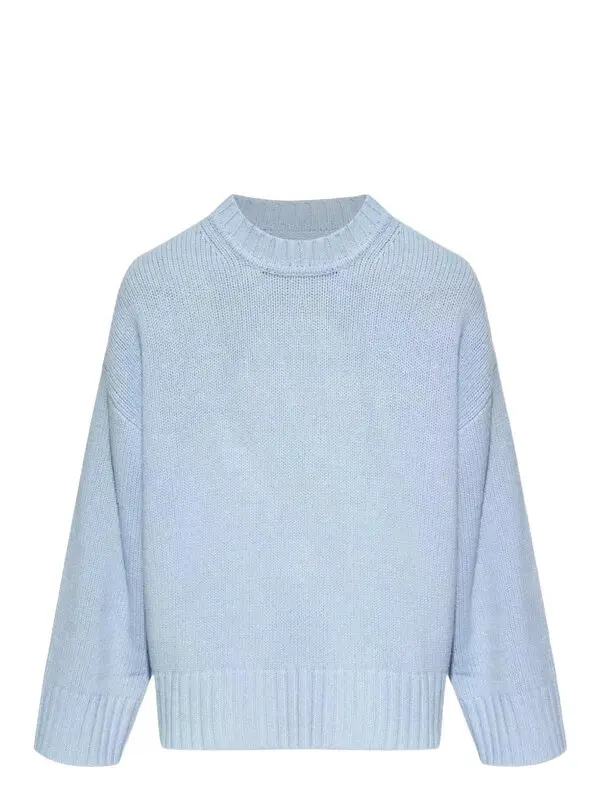 SAMSOE SAMSOE Sakeiku Ribbed Crew-neck Sweater - Blue