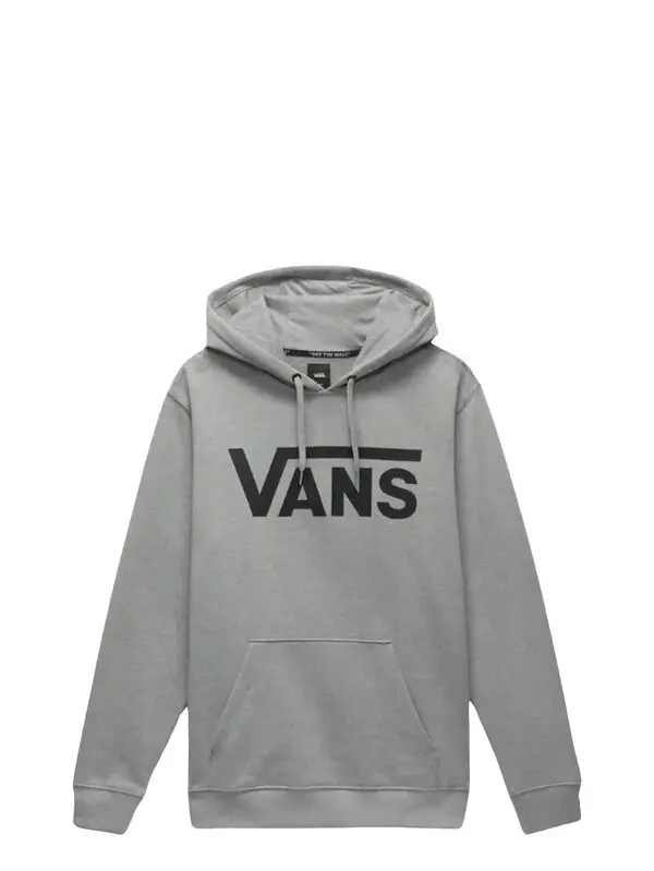 VANS Logo-detail Long-sleeve Hoodie - Grey