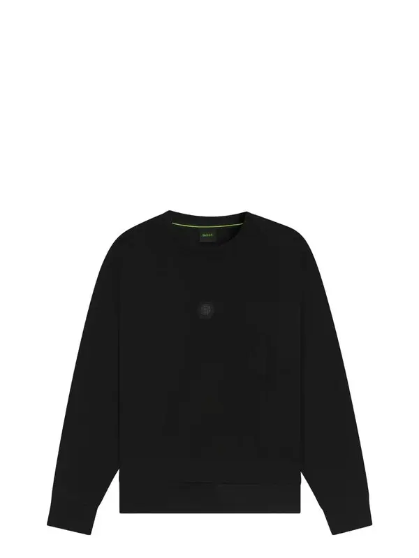 Hugo Logo-patch Sweatshirt - Black