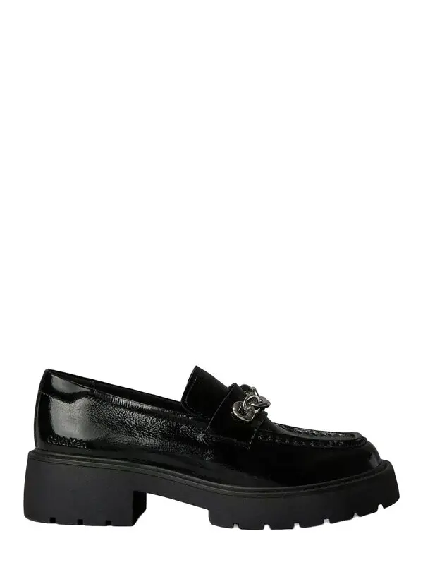 Calvin Klein Leather Loafers - Black