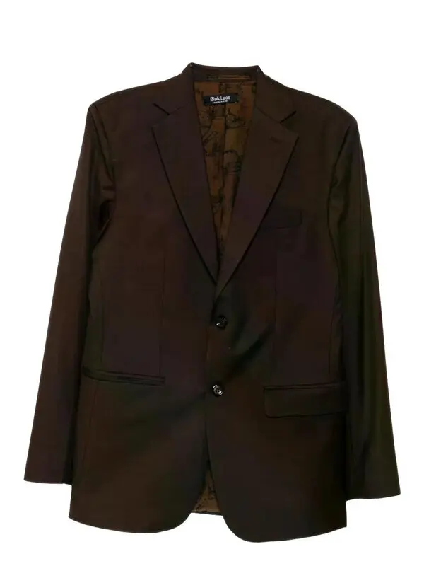 BLAKLACE Button-up Blazer - Brown
