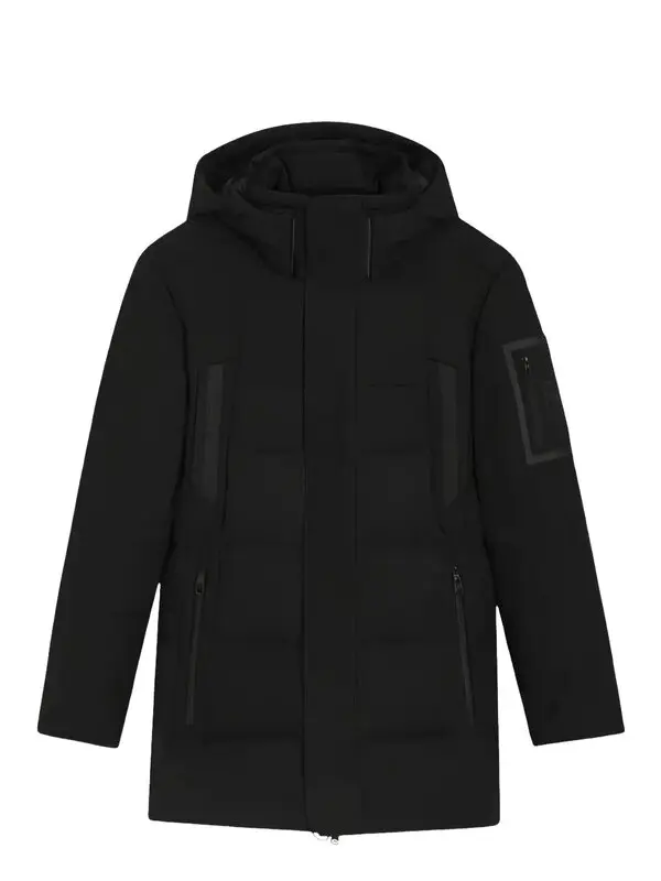 Hugo Padded Block Parka - Black