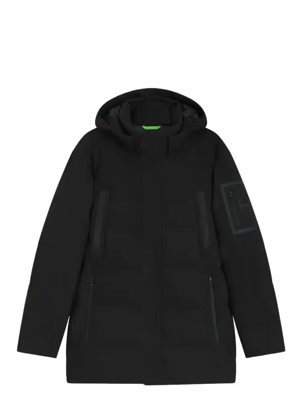 Hugo Padded Block Parka - Black