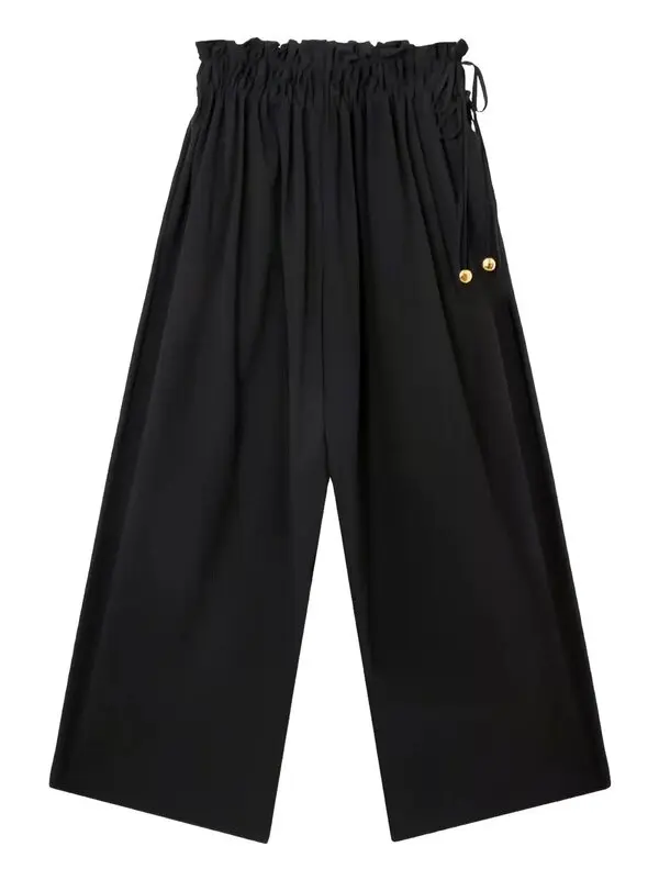 Loewe Elasticated-waistband Trousers - Black