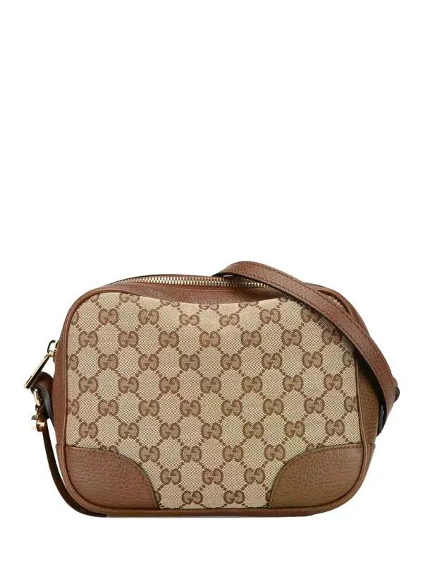 Gucci Gg Canvas Bree Crossbody Bag - Brown