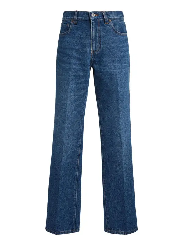 Victoria Beckham Rigid Low-rise Flare Jeans - Medium Wash