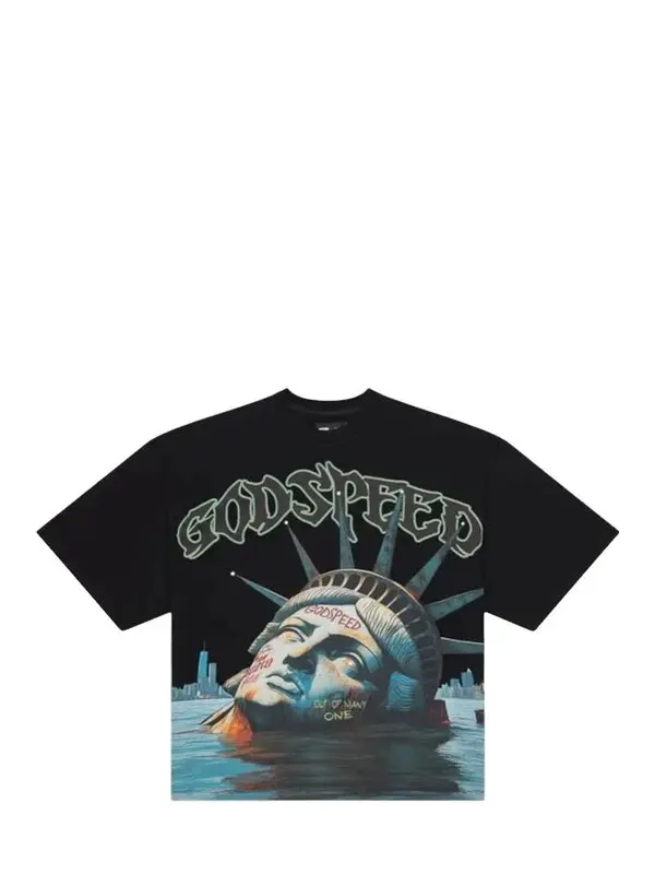 GODSPEED Sunken Liberty T-shirt - Black Wash