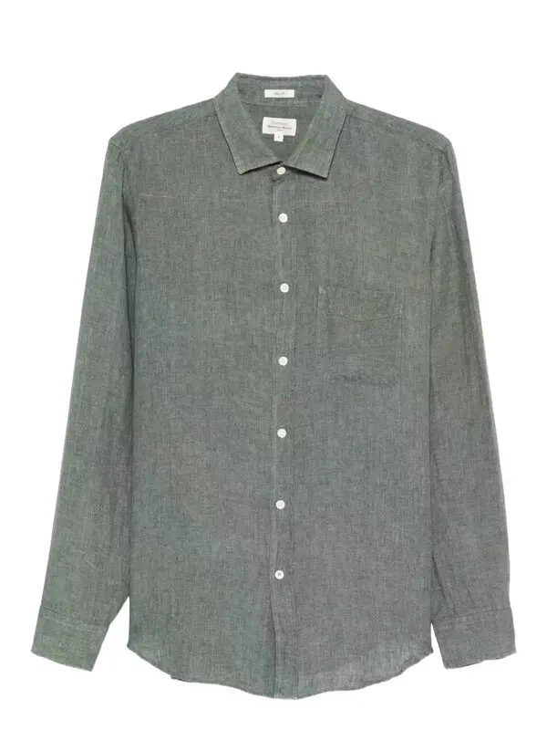 Hartford Linen Shirt - Green
