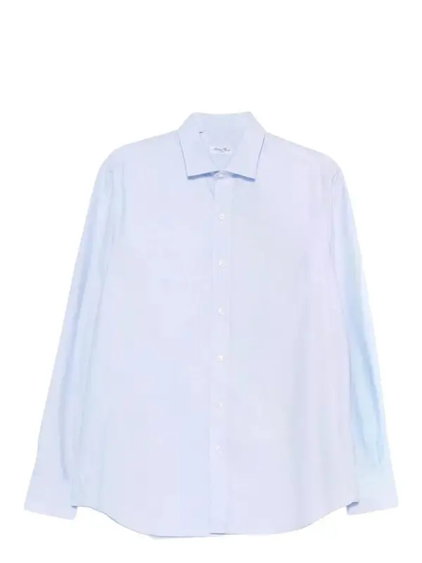 SALVATORE PICCOLO Classic Oxford Shirt - Blue