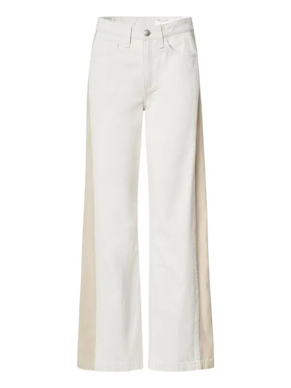 Rag & Bone Logan Spliced Mid-rise Jeans - Twostone