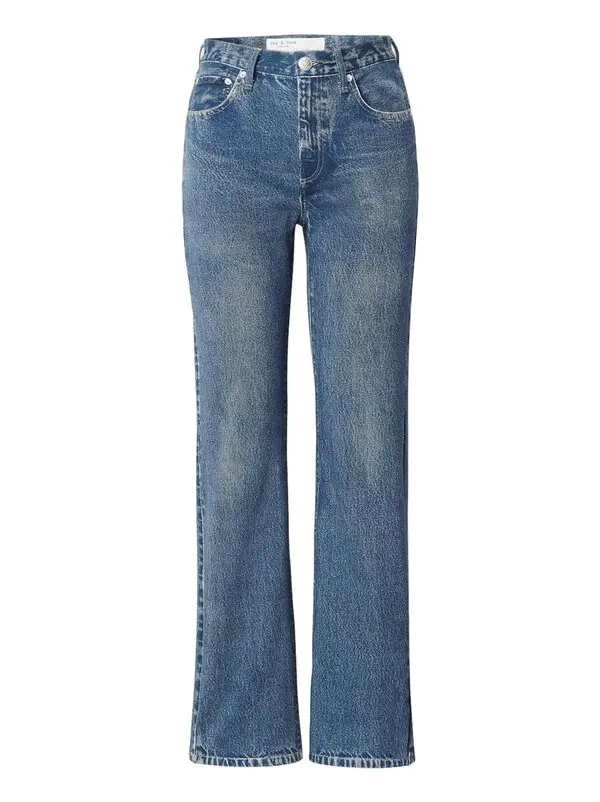 Rag & Bone Miramar Terry Shea Relaxed Straight Jeans - Almda