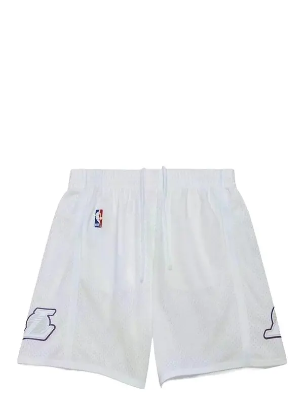 Mitchell & Ness X La Lakers Graphic Shorts - White