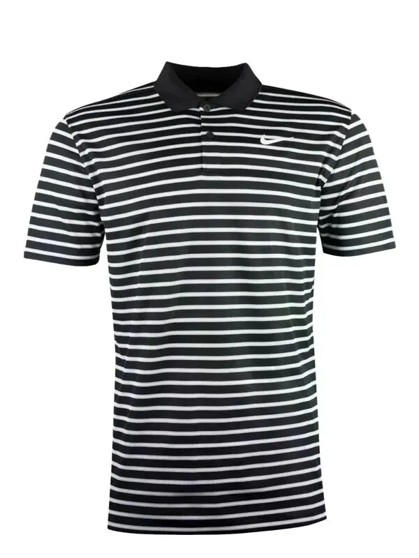Nike Victory Striped Polo Shirt - Black