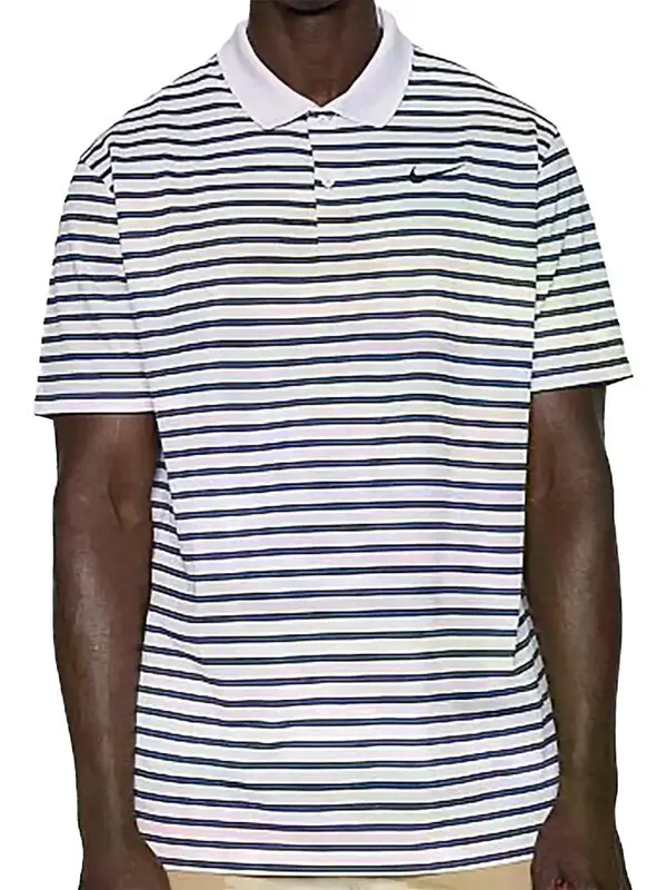 Nike Victory Stripe Performance Polo - White