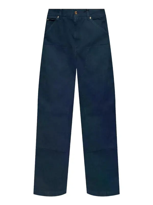 Versace Panelled Trousers - Blue