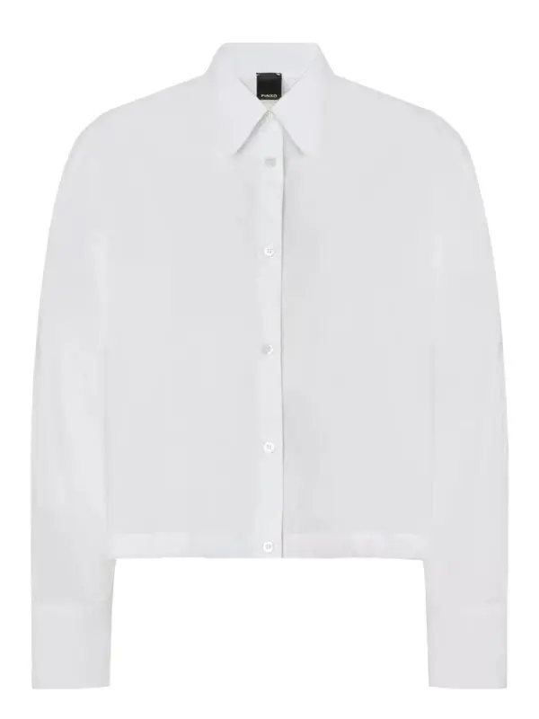 Pinko Cotton Buttoned Shirt - White