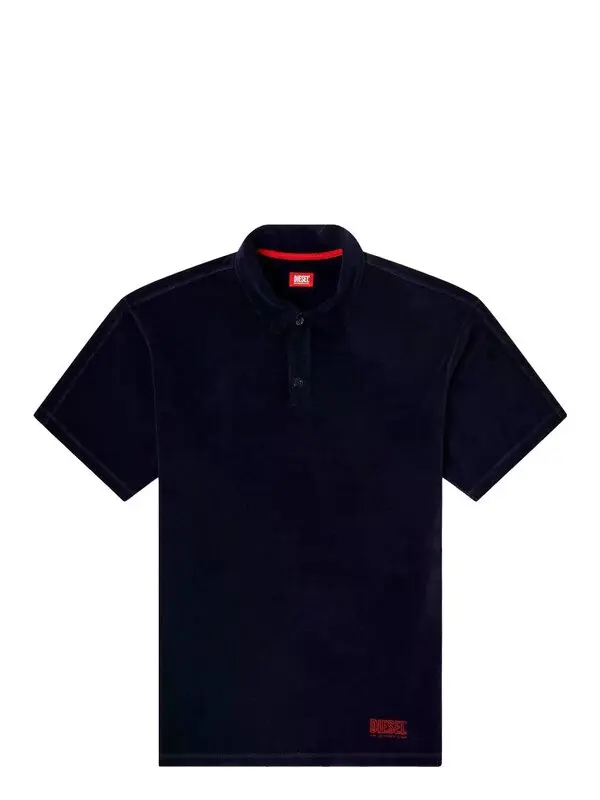 DIESEL® Joshua-d-core Embroidered-logo Polo Shirt - Blue