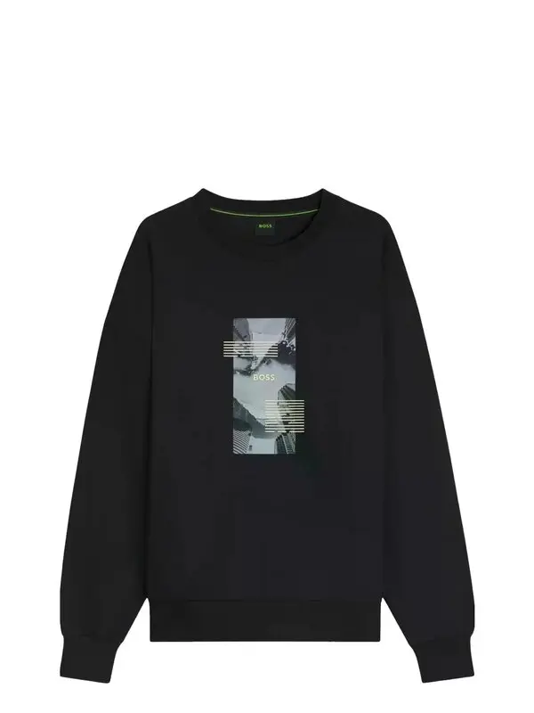 Hugo Graphic-print Sweatshirt - Black