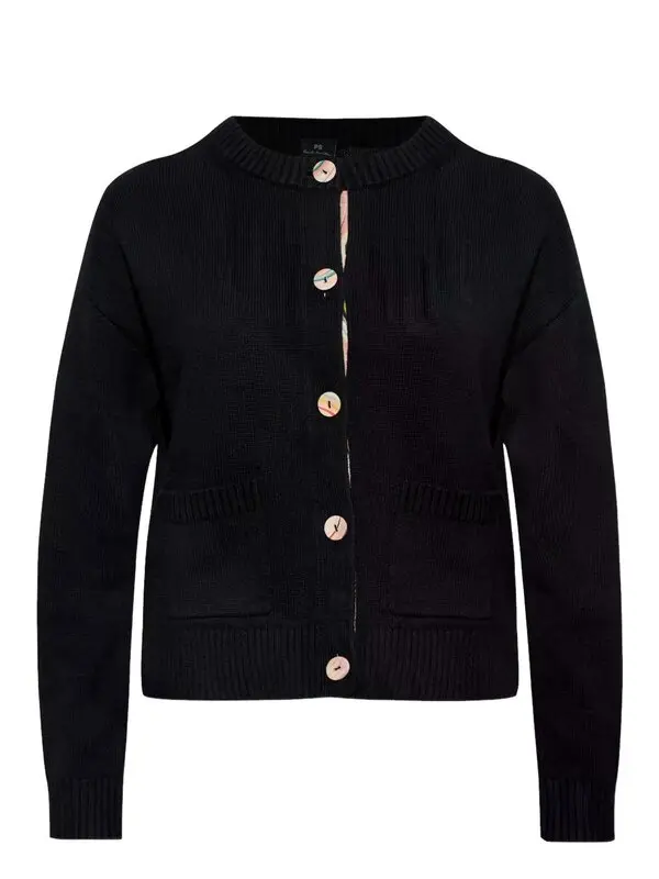 Paul Smith Buttoned Pocket Cardigan - Black