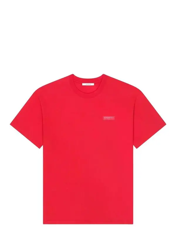 Givenchy Logo-patch Short-sleeve T-shirt - Red