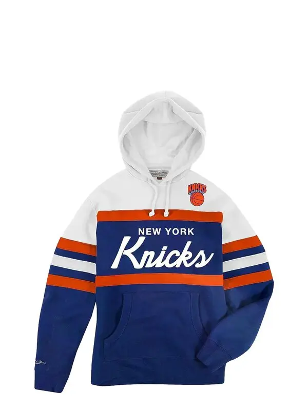 Mitchell & Ness New York Knicks Hardwood Classics Hoodie - Blue