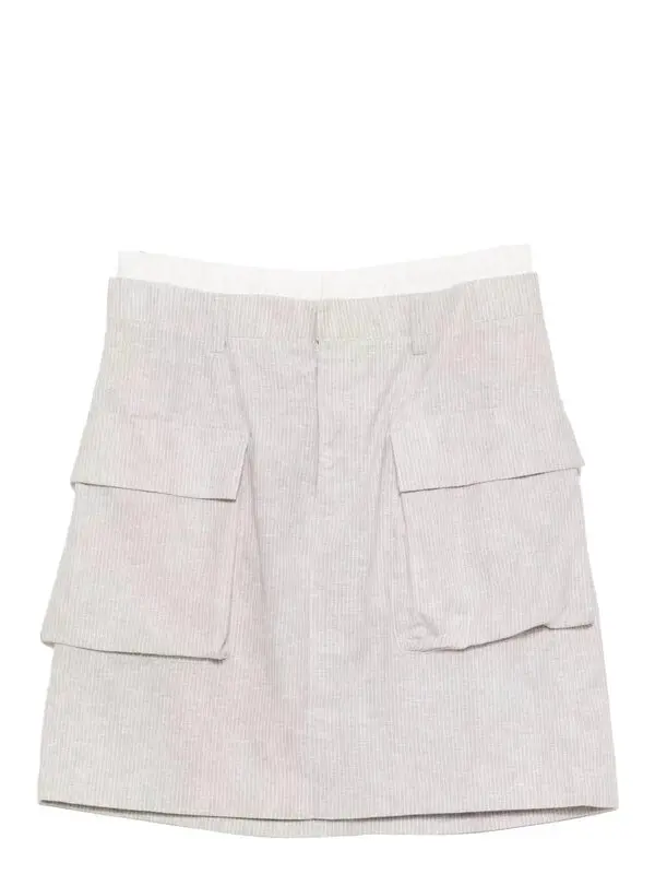 BLAKLACE Pocket Skirt - Grey