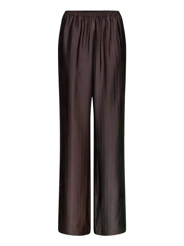 Loulou De Saison Kadala Striped Trousers - Brown