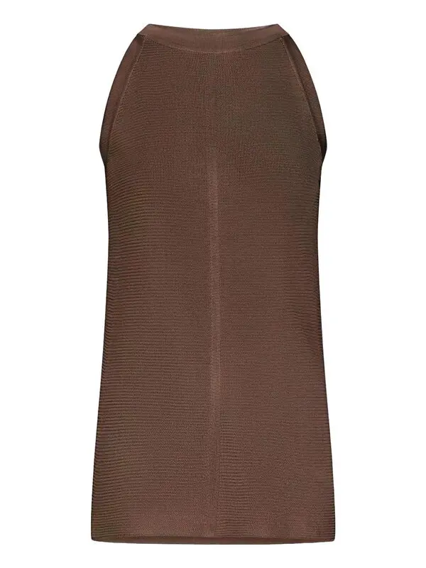 Loulou De Saison Ohana Sleeveless Top - Brown