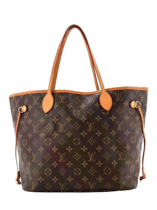 LOUIS VUITTON Neverfull Mm Monogram Canvas Tote Bag - Brown
