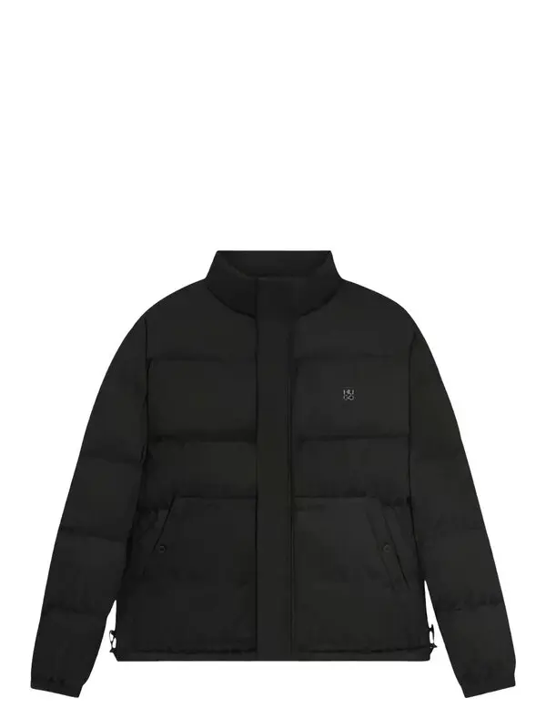 Hugo Balto Logo-patch Puffer Jacket - Black