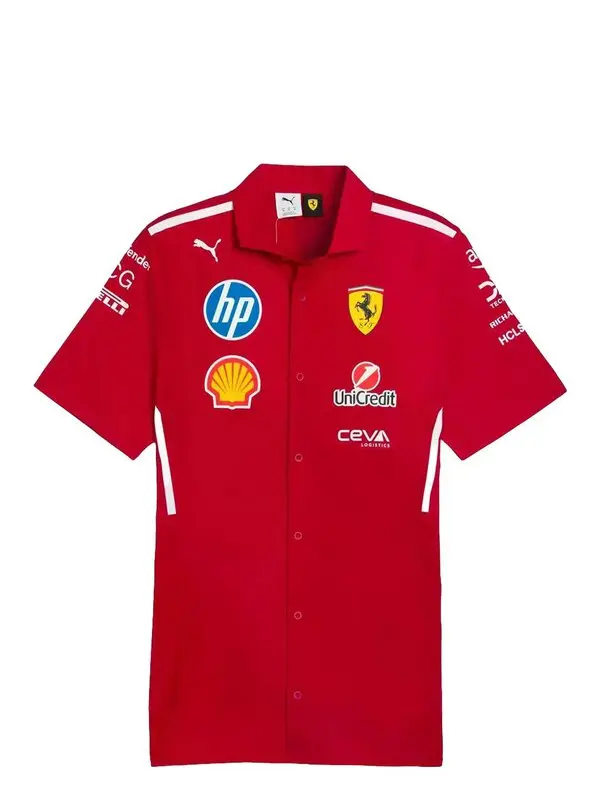 PUMA X Scuderia Ferrari 2025 Team Short-sleeve Shirt - Red