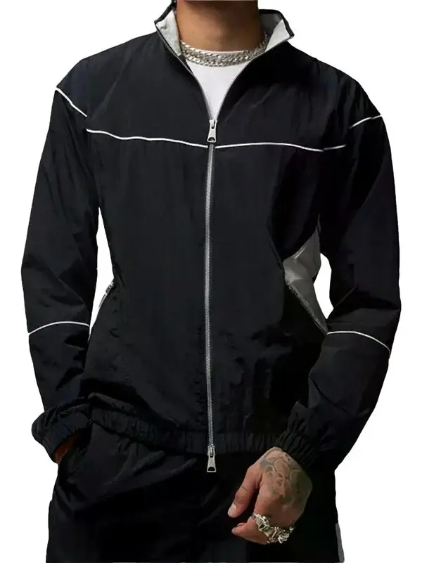 JORDAN Zip-up Jacket - Black