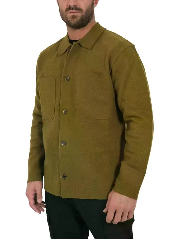 Nn07 Pocket Button Jacket - Green