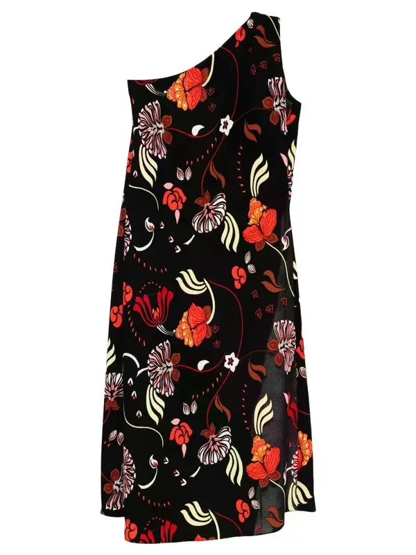BLAKLACE Floral Print Dress - Black