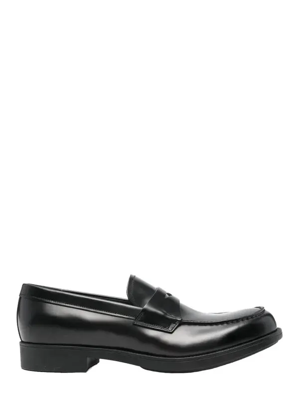Prada Penny-slot Loafers - Black