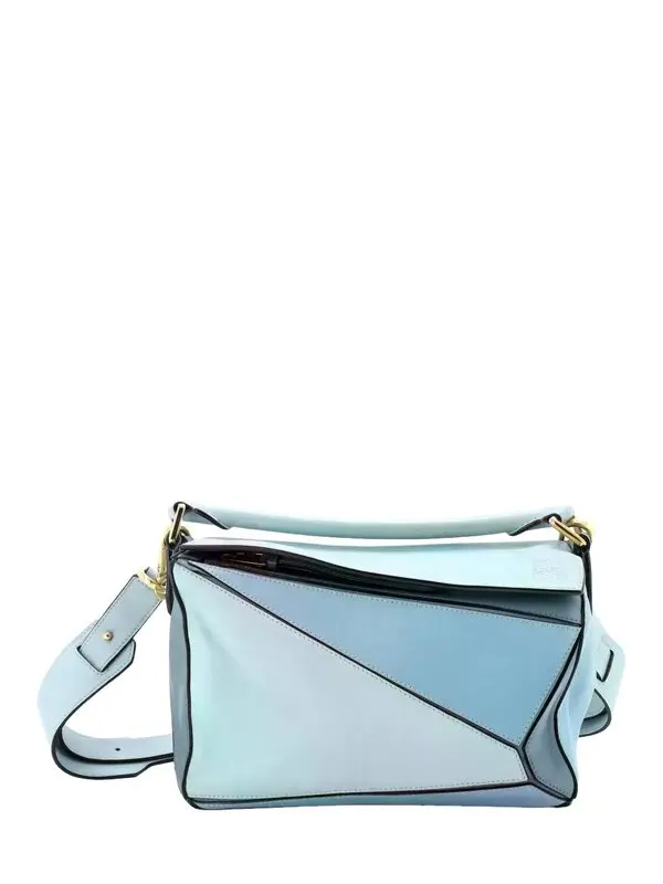 Loewe Puzzle Bag Small Satchel - Blue