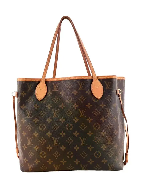 LOUIS VUITTON Neverfull Mm Monogram Canvas Tote Bag - Brown