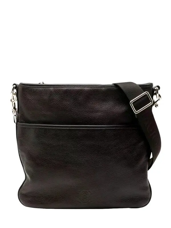 Loewe Anagram Leather Crossbody Bag - Brown