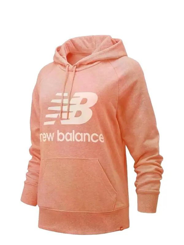 NEW BALANCE Logo-print Hoodie - Orange