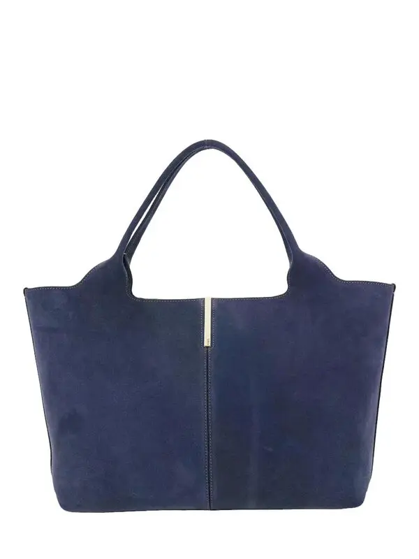 TOD'S Metal-detail Tote Bag - Blue
