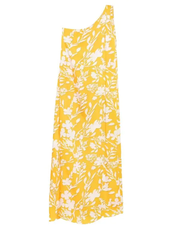 BLAKLACE Floral Lace Dress - Yellow