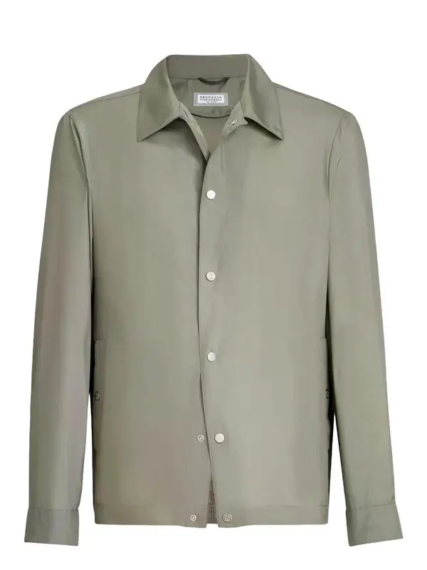 Brunello Cucinelli Long-sleeved Jacket - Green