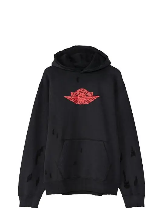 JORDAN Rare Air Fleece Pullover Hoodie - Black