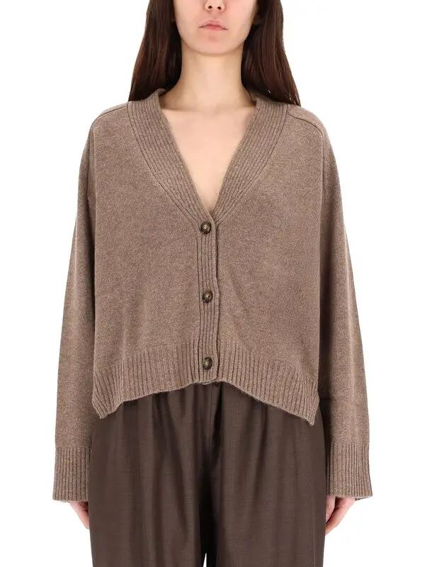 Loulou De Saison Kaia Lds Cardigan - Nude
