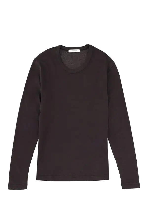 LEMAIRE Cotton T-shirt - Charcoal