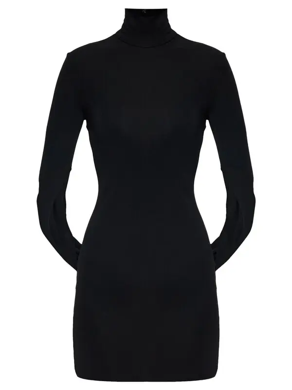 Alexander Wang Mini Draped Dress - Black