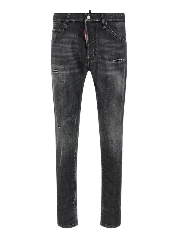 Dsquared2 Teddy Slim Leg Jeans - Black