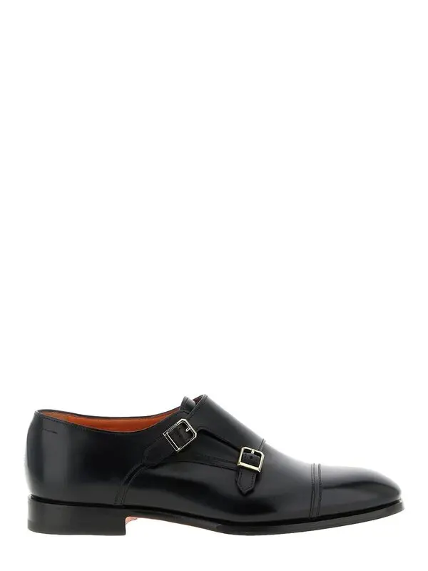 Santoni Axel Buckle Loafers - Multicolor
